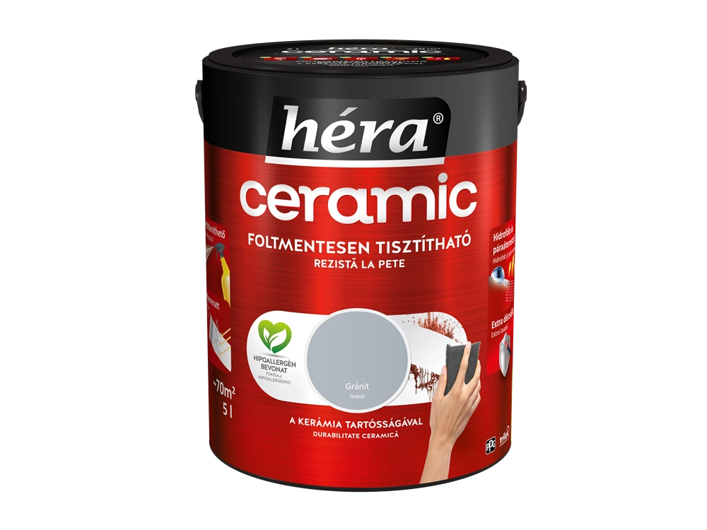 Héra Ceramic beltéri falfesték GRÁNIT 5L - Kolorfull webáruház
