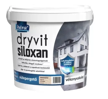 Héra Dryvit Siloxan vékonyvakolat kapart "L" 1,5mm 25kg - Kolorfull ...